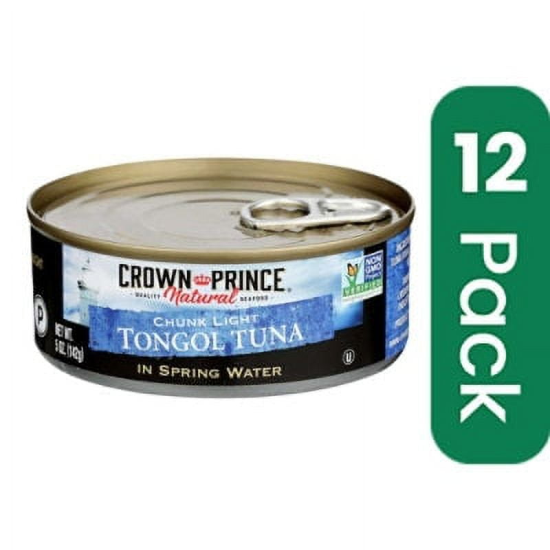 Crown Prince Tongol Tuna in Spring Water 5 oz (Pack of 12) - Walmart.com