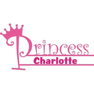 Personalized Name Vinyl Decal Sticker Girl Bedroom Princess Fairy Tale ...