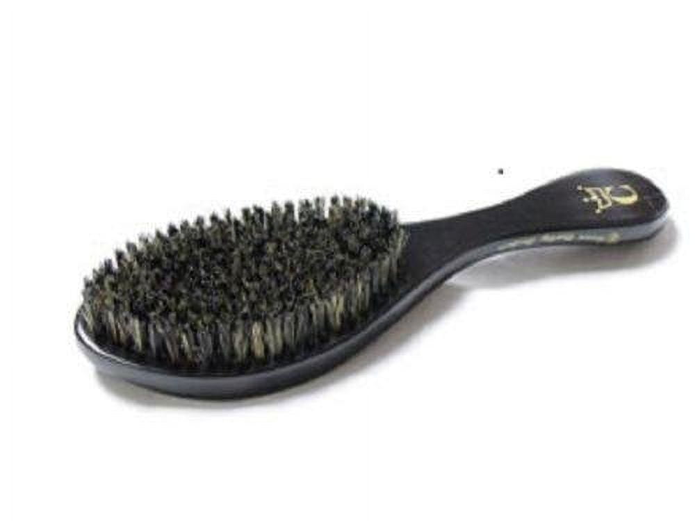 Crown Quality Products 360 Gold Wave Brush Black Hard Bristle - Walmart.com
