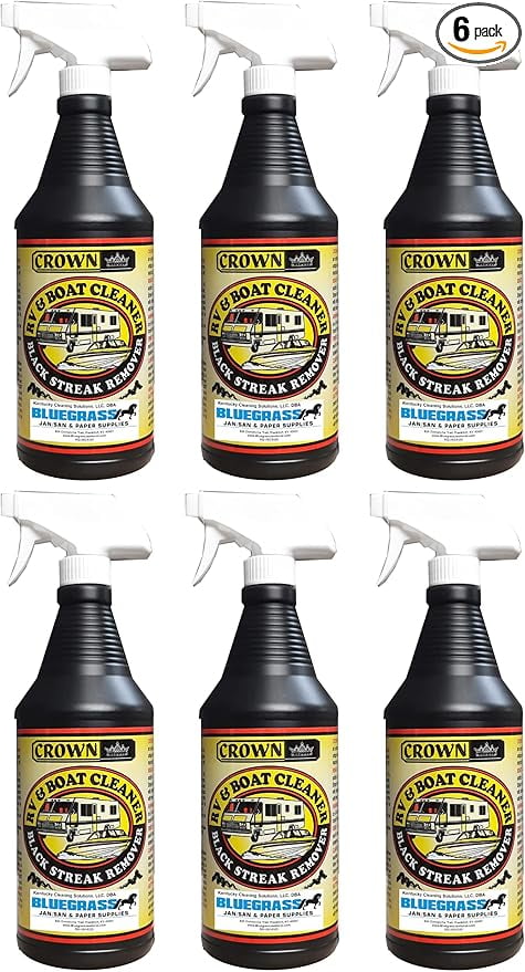 Crown RV and Boat Cleaner 6 Pack | 32 fl. oz. Spray Bottles | 6 Bottles ...