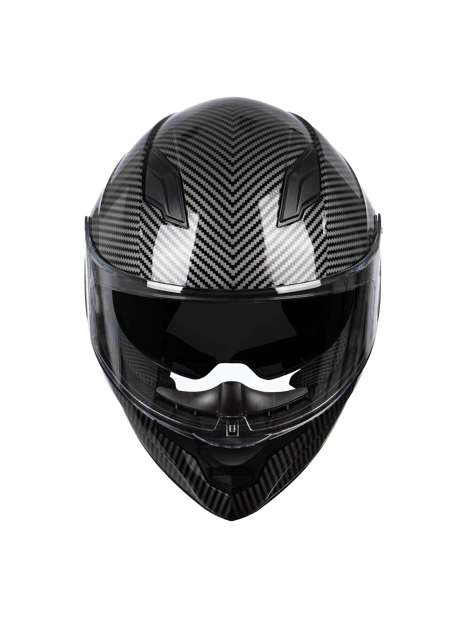 Crown Racing Motorcycle Dual Visor Open Face Full Face Helmet DOT ...