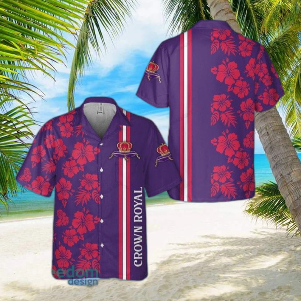 Crown Royal Hawaiian Shirt For Men And Women Gift Floral Aloha Beach ...