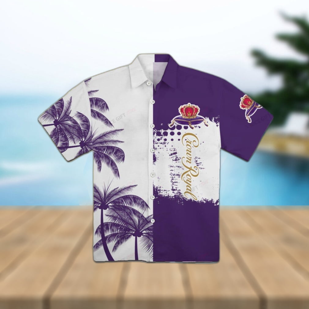 Crown Royal Logo Pattern Tropical Beer Hawaiian Shirt For Men And Women ...