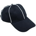 Crown Sporting Goods Official Black with White Stripes Referee Hat ...
