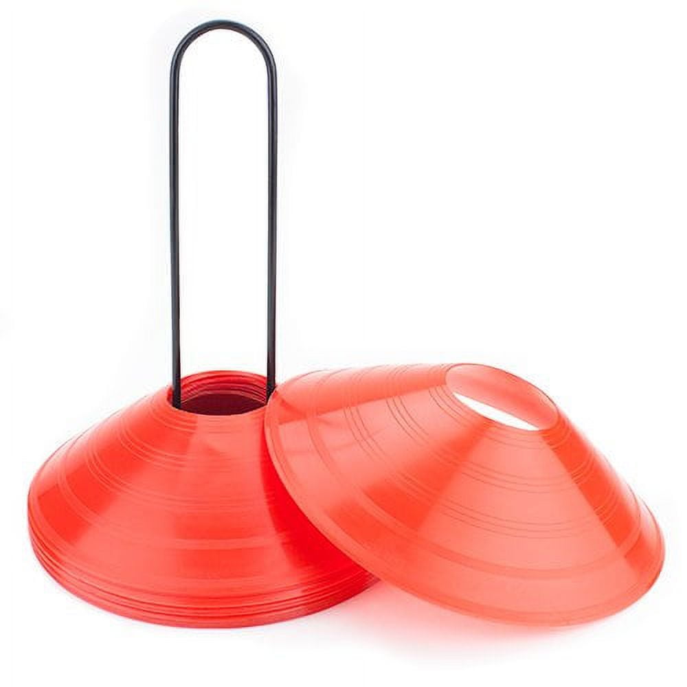 Crown Sporting Goods Soft Disc Cones & Metal Transportation Caddy 12 ...