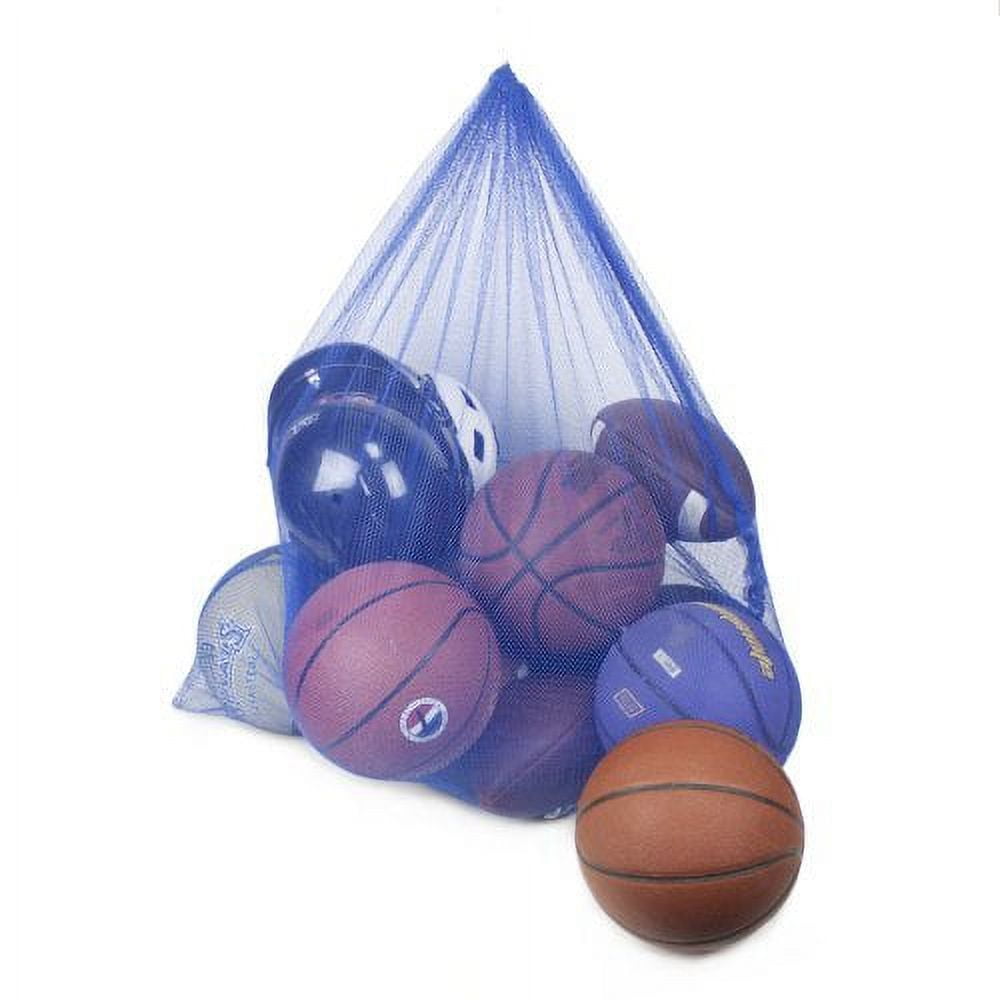 Crown Sporting Goods Tough Heavy Duty Mesh Coaches Equipment Ball Bag ...