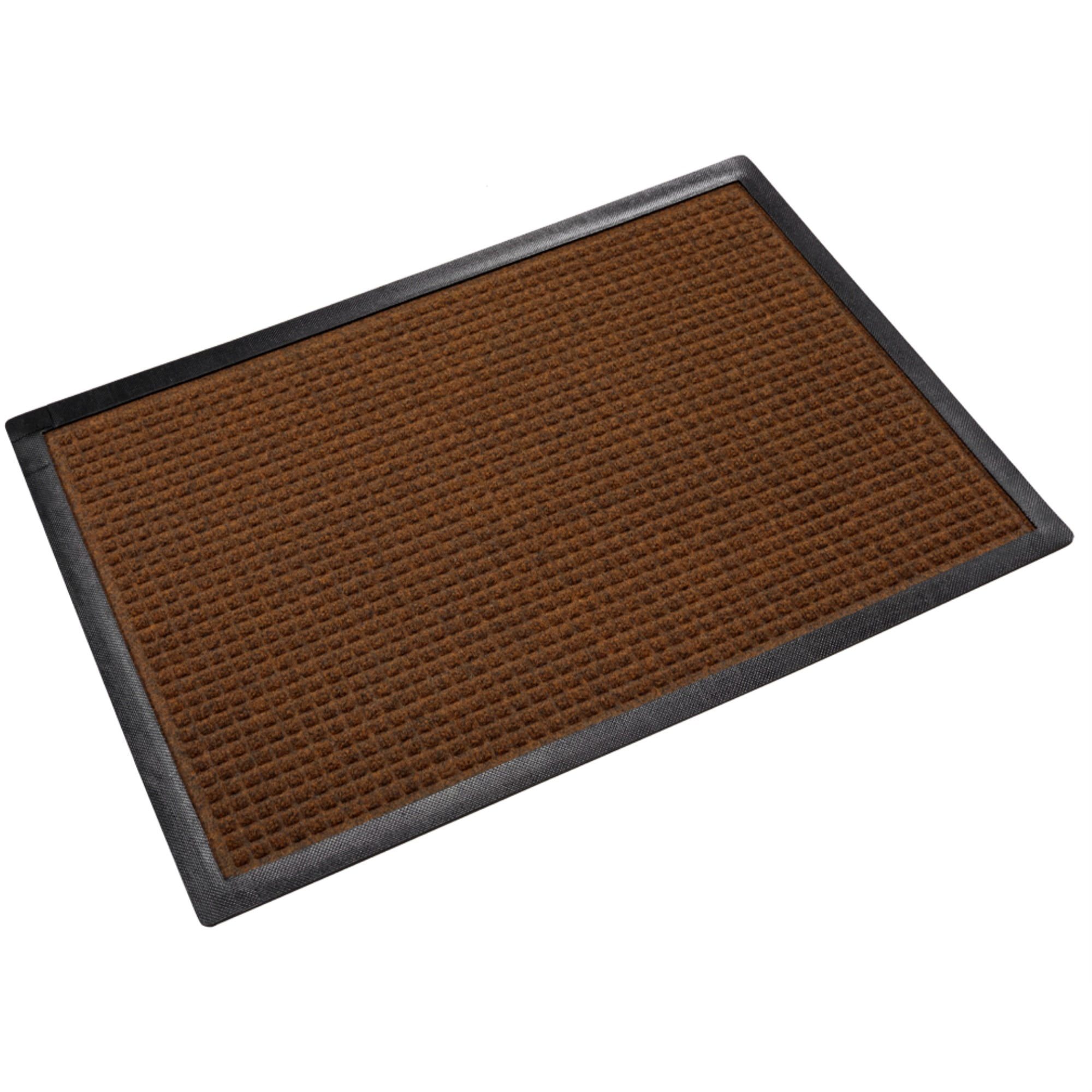 Super-Soaker Rubber-Border 4'x6' Dark Brown Scraper/Wiper Mat - Walmart.com