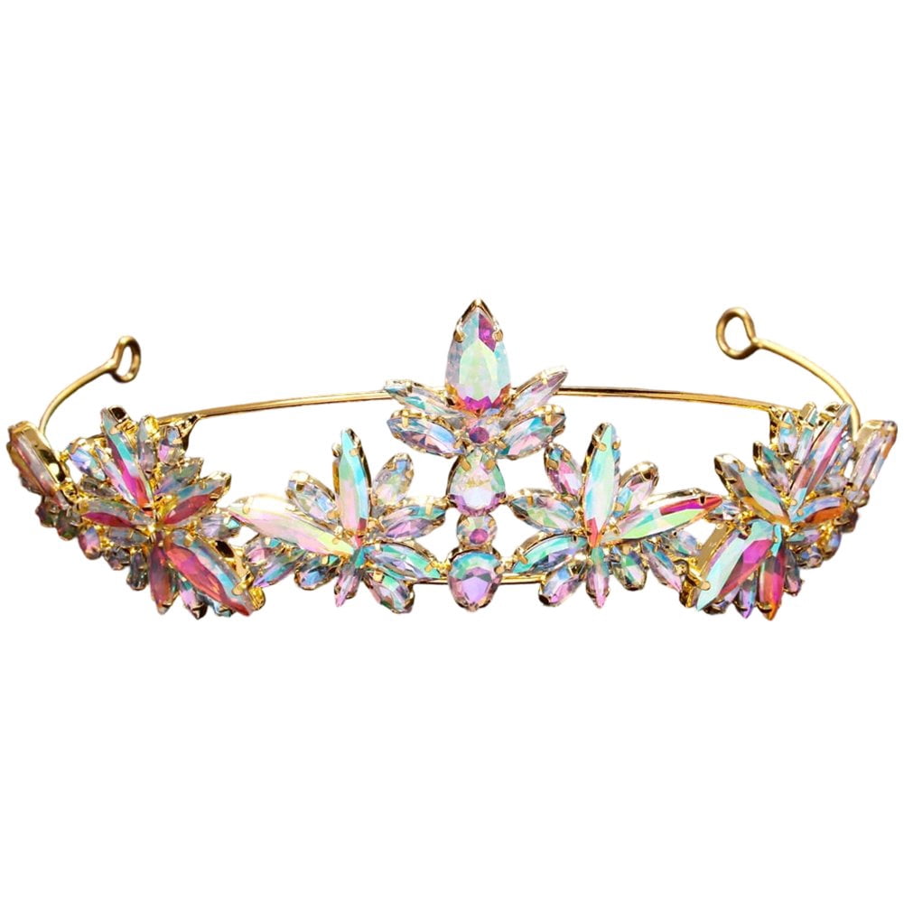 Crown Tiara Rhinestone Hairband/Headband Crystal Forehead Tiaras ...