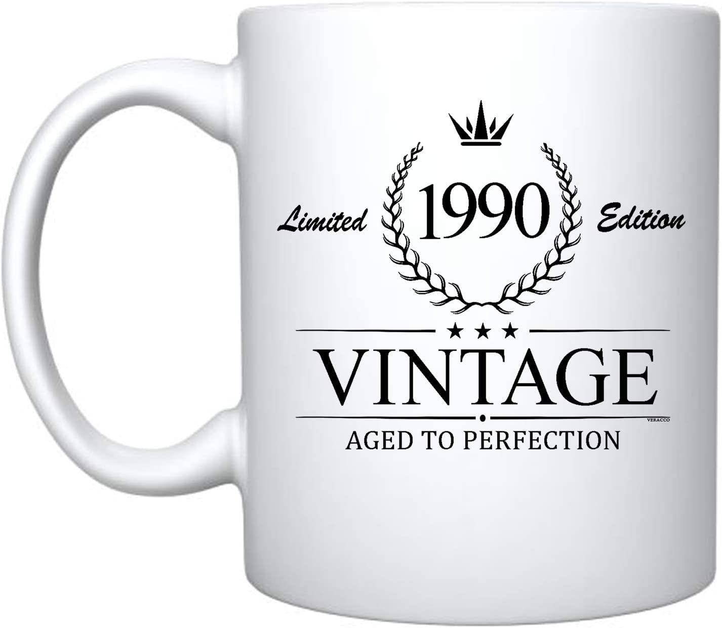 Crown Vintage 1990 Aged To Perfection Ceramic Coffee Mug Birthday For ...