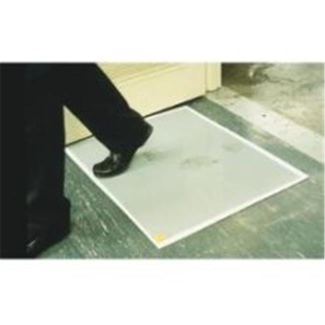 Crown Walk-N-Clean Indoor Adhesive Mat 31.5 in. x 25.5 in. - Gray ...