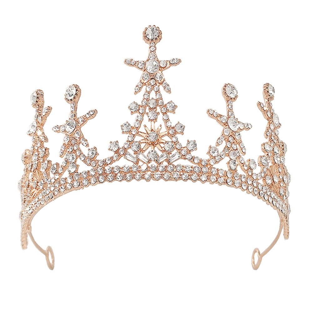 Wedding Celebration Headband for Bride Crown with Star Rhinestone ...