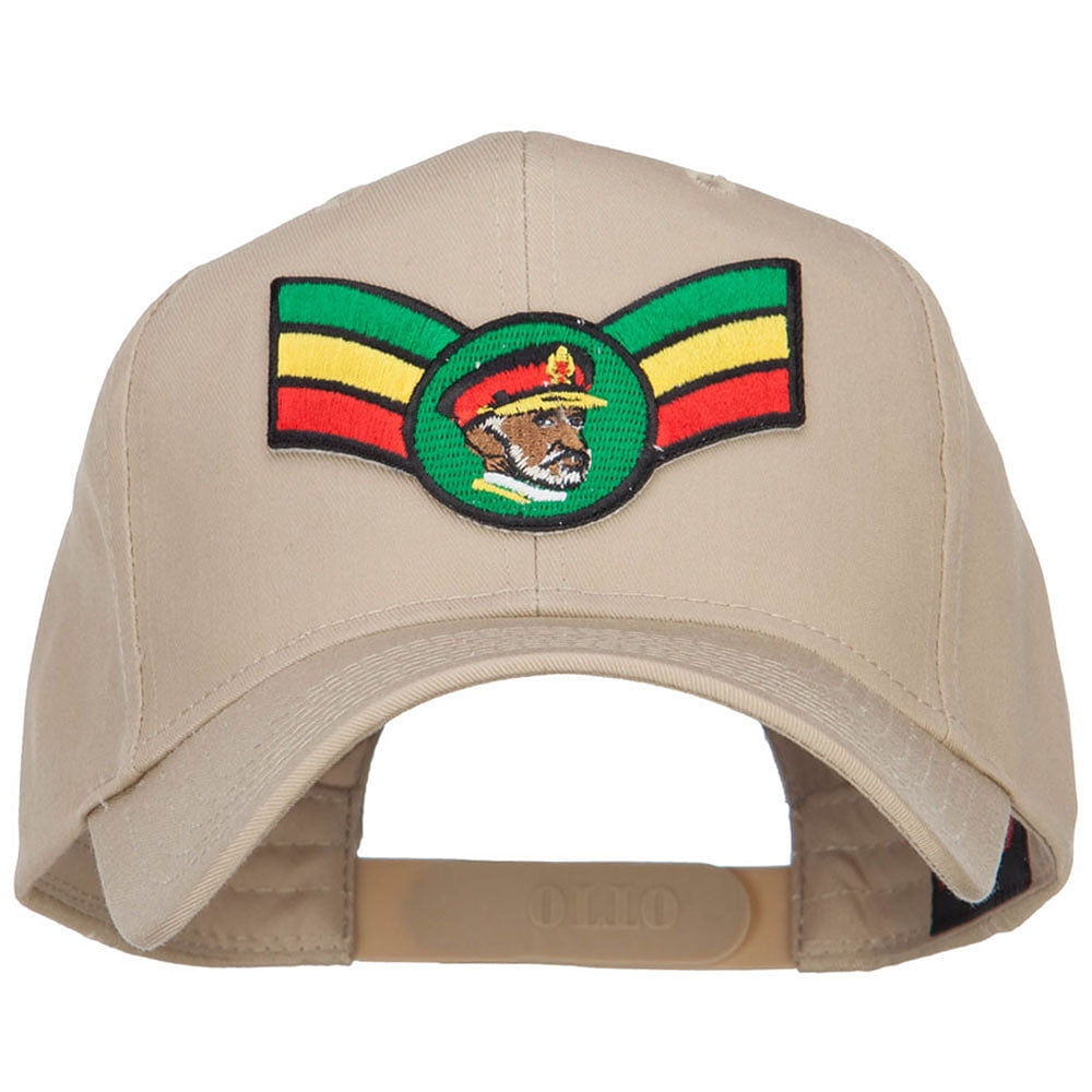 Crown Wing King Rasta Patched Cap - Khaki OSFM - Walmart.com