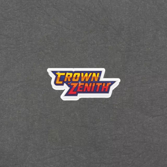 Crown Zenith Retro Gaming Sticker - Colorful Vintage Style Video Game ...