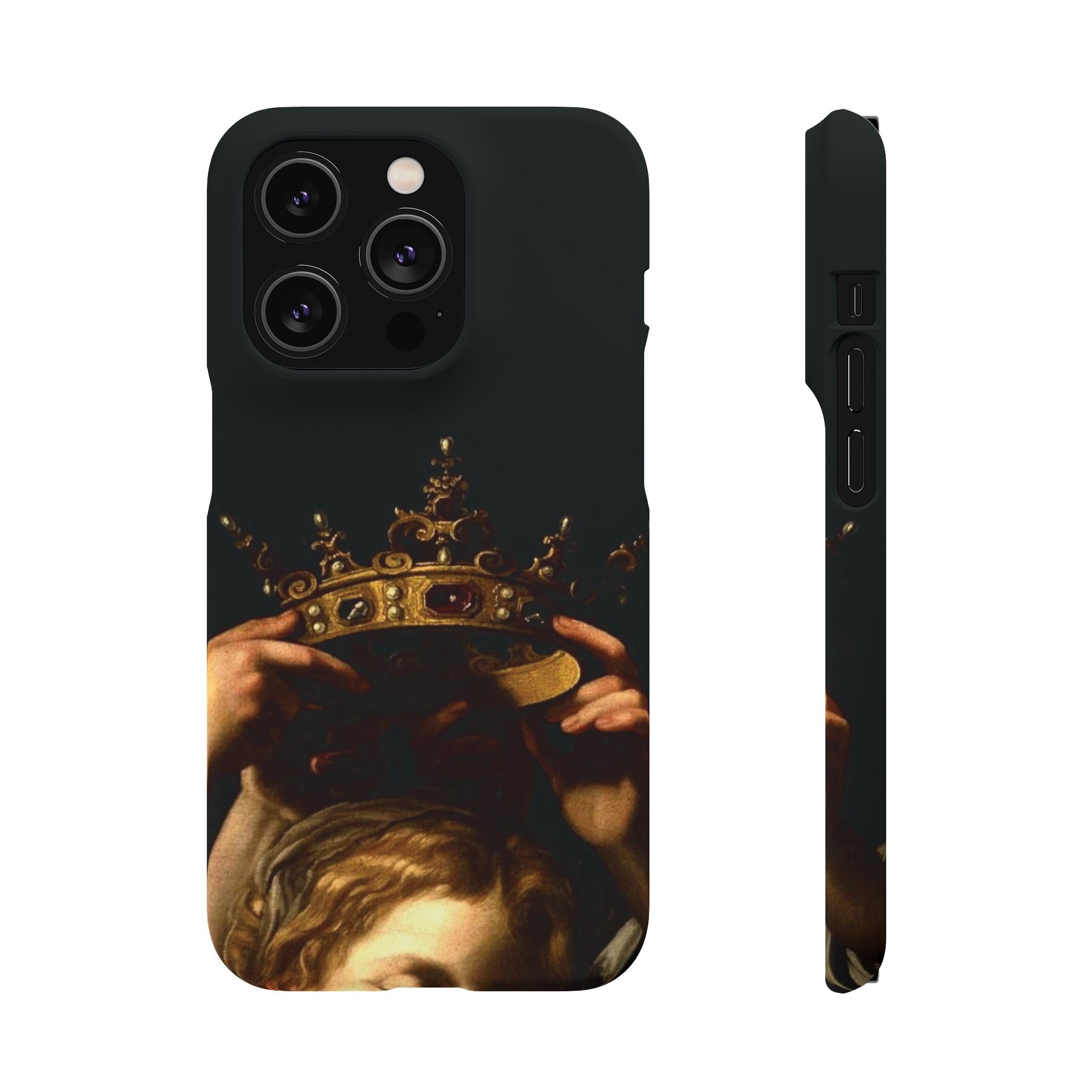 Crown by Bartolomeo Cavarozzi 1620 iPhone Case Renaissance Queen ...