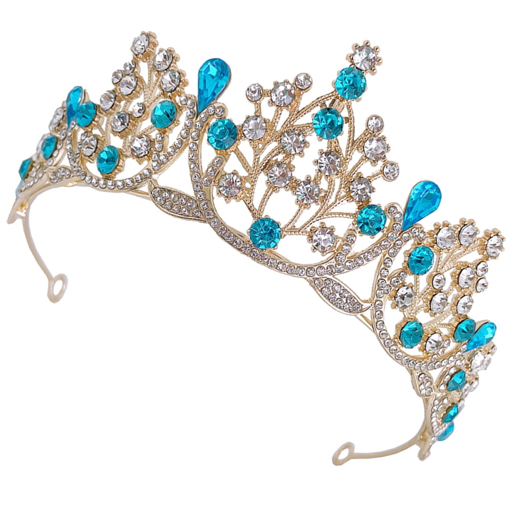 OFFIGAM Bridal Crowns for Wedding Zinc Alloy Bride present Luxury ...