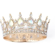 6 Pieces Princess Crowns for Little Girls Rhinestone Queen Crowns ...