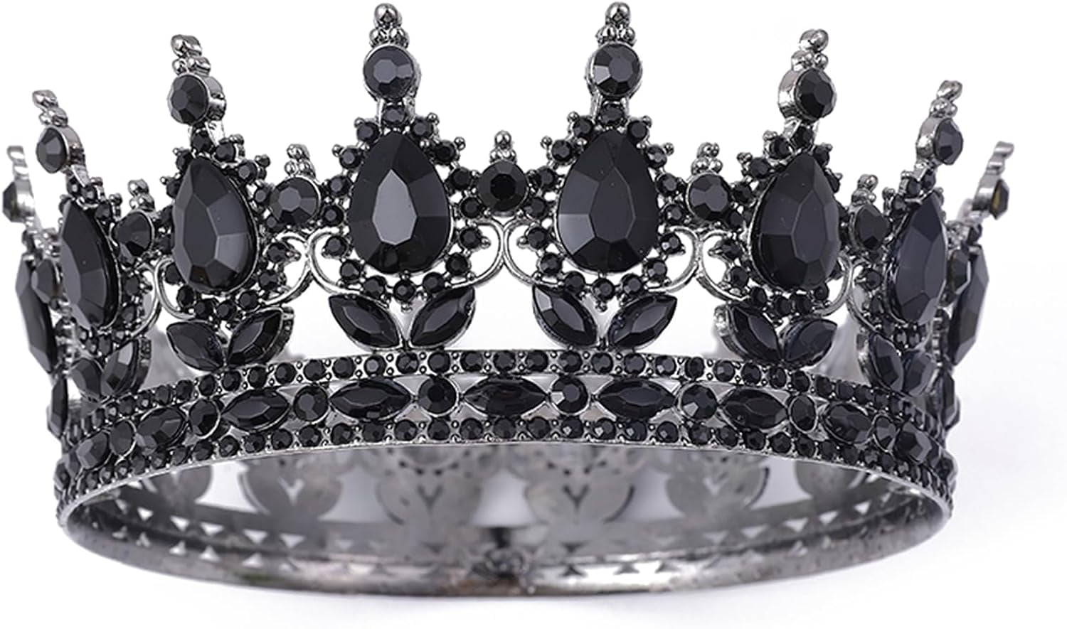 Crown for Women, KC Gold Rhinestone Queen Crown, Elegant Tiara for ...