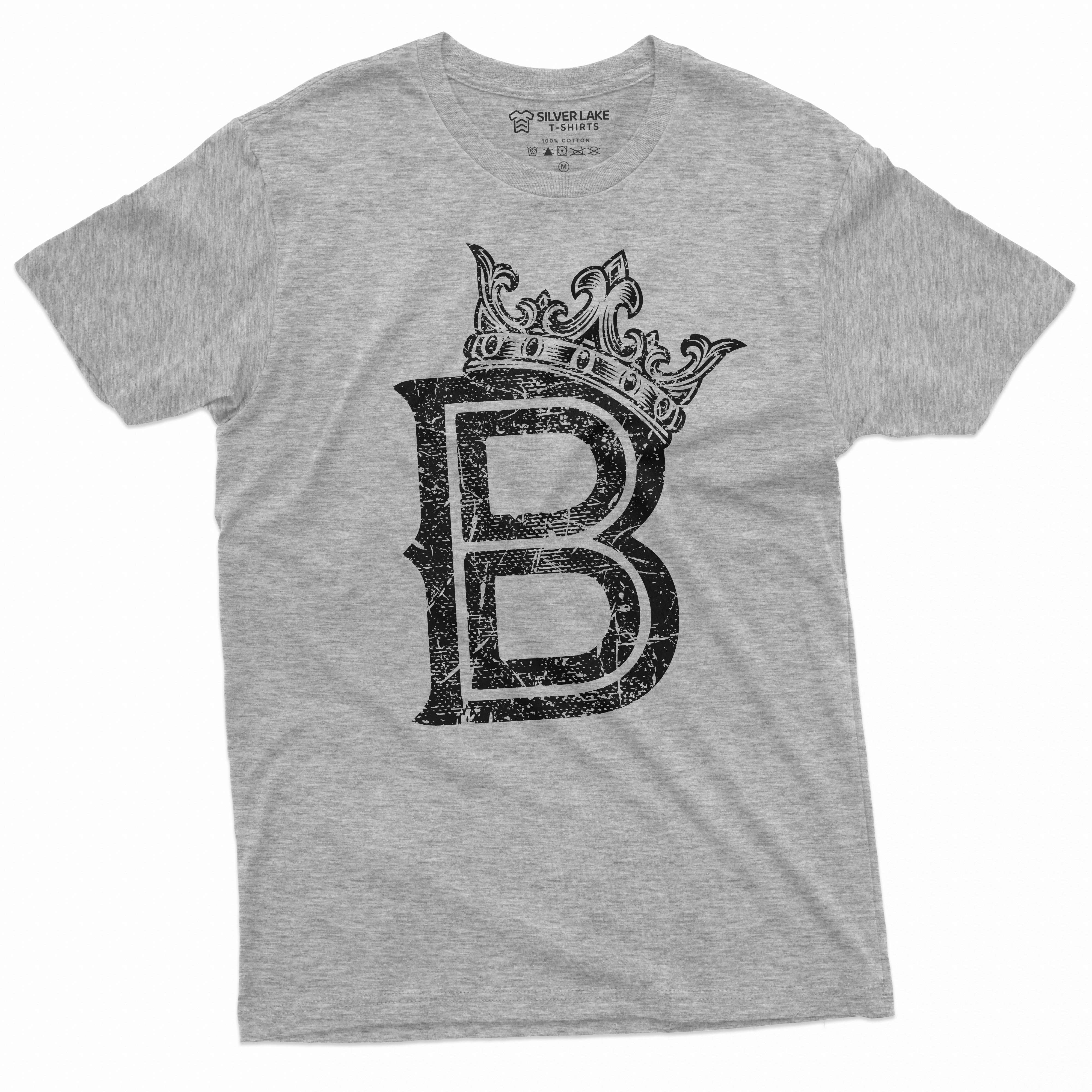 Crown with letter B tee shirt popular culture Queen Bee tee shirt Crown ...