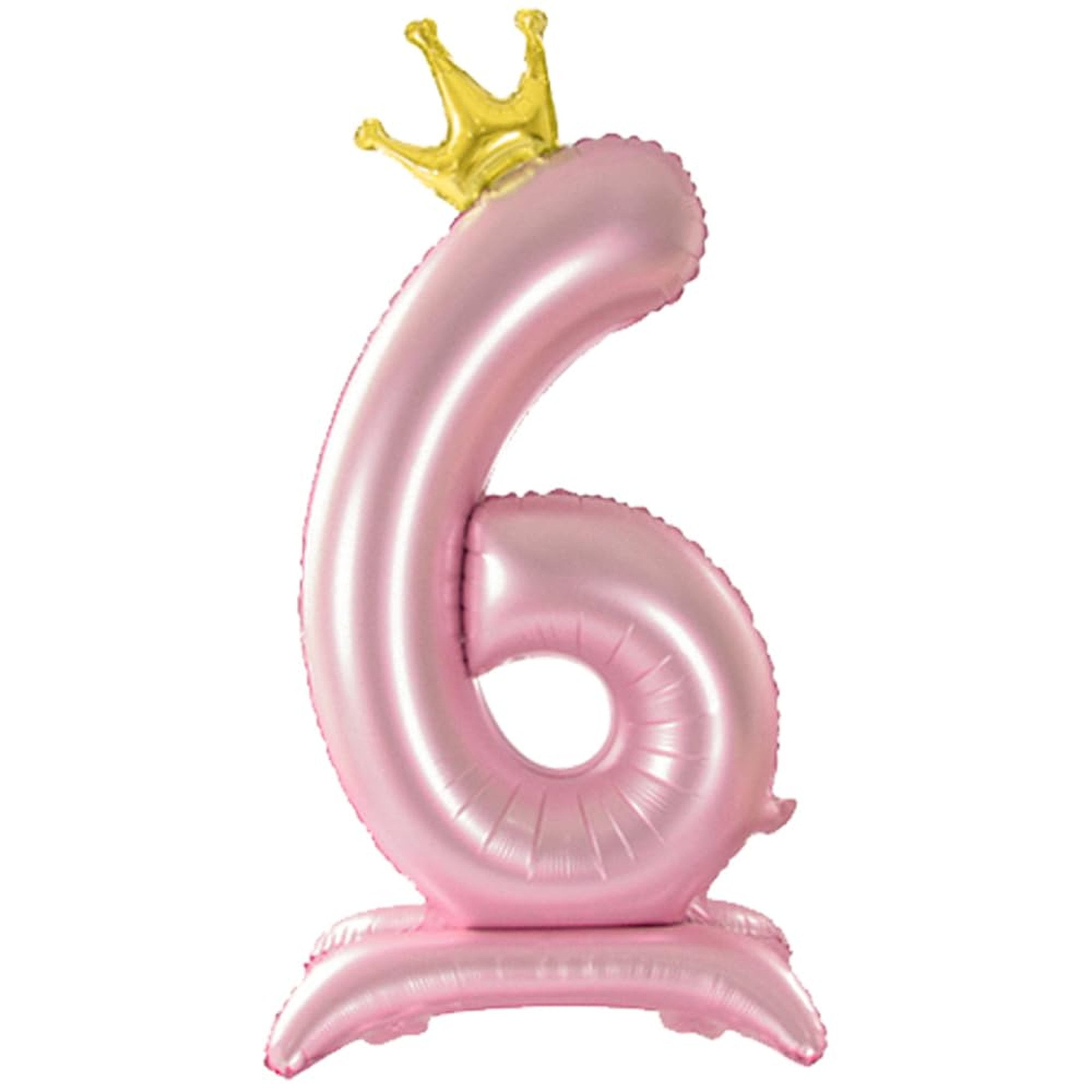 CrownFoil Pink Number Balloons - Giant 42" Helium Filled Aluminum ...