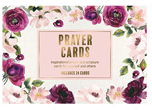 CrownJewlz Christian Floral Prayer & Scripture Cards, 2 Assorted Sets ...