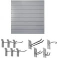 CrownWall PVC SlatWall Panels Garage Organizer Wall Mount with 10-pc ...