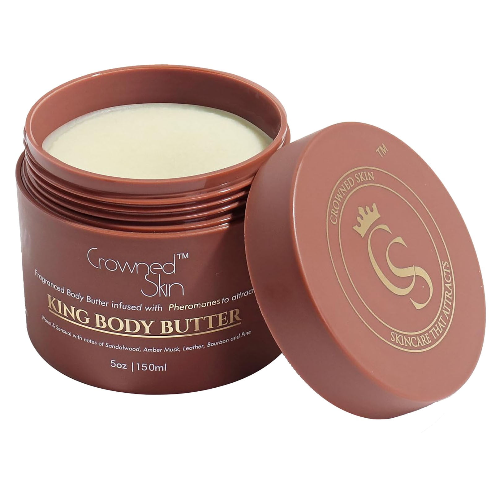 Crowned Skin King Scented Body Butter for Men with Mango Butter and ...