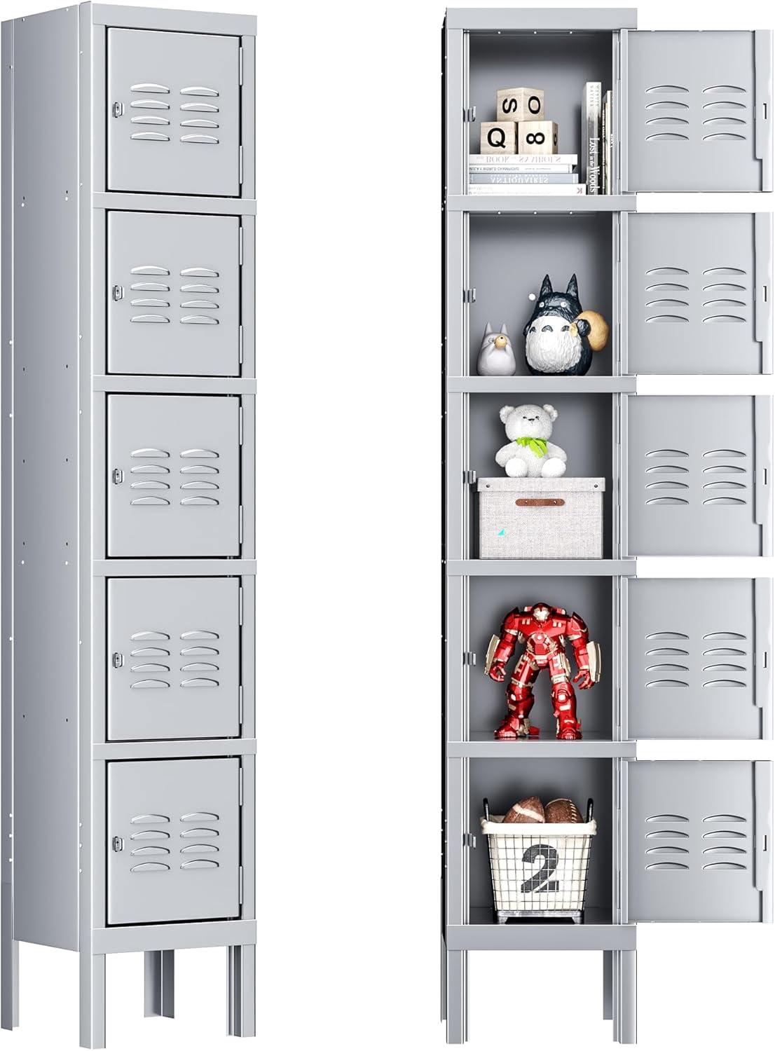 Crownland Metal Locker for Office Storage Locker,Lockable Locker ...
