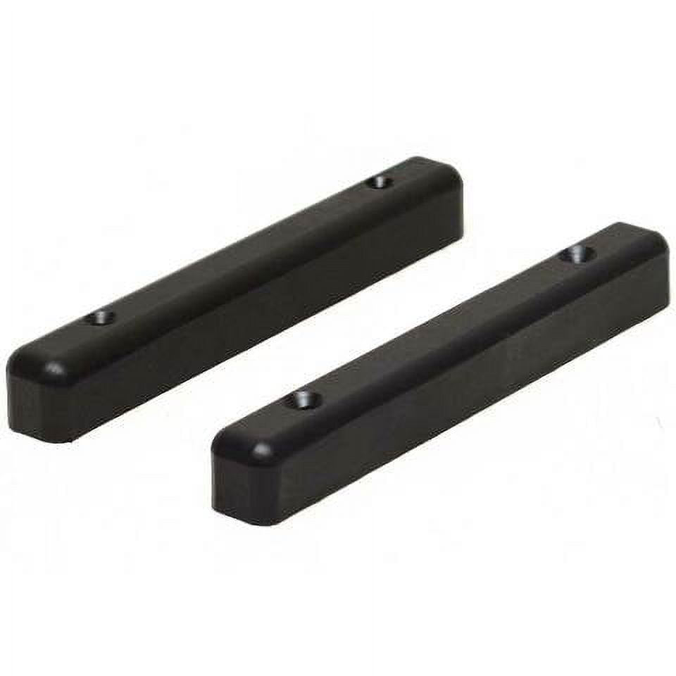 Crownline Boat Bench Rail Stoppers 33353 | 6 Inch Black (Pair ...