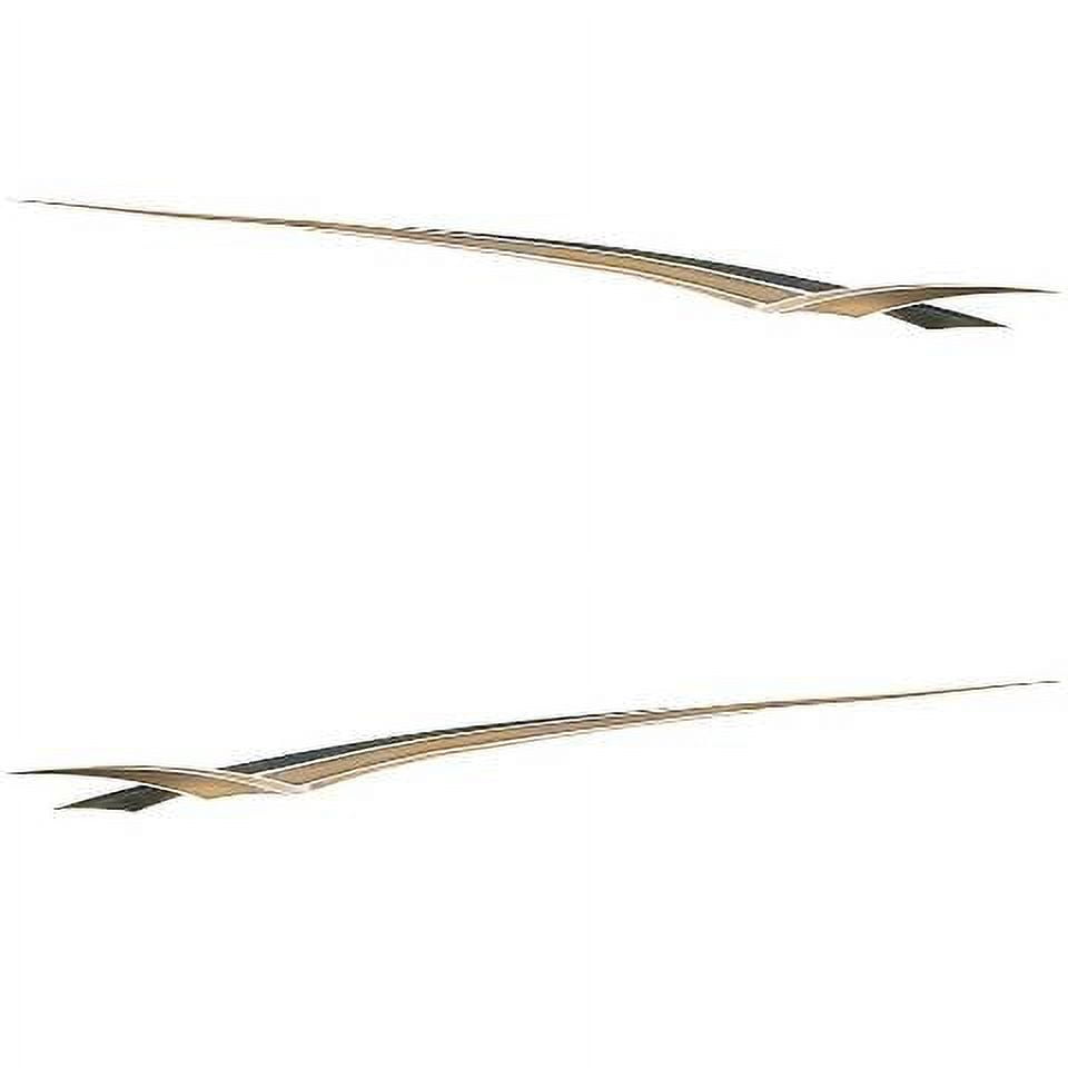 Crownline Boat Graphic Decal 22003 | 119 x 5 Inch Metallic Gold (2PC ...