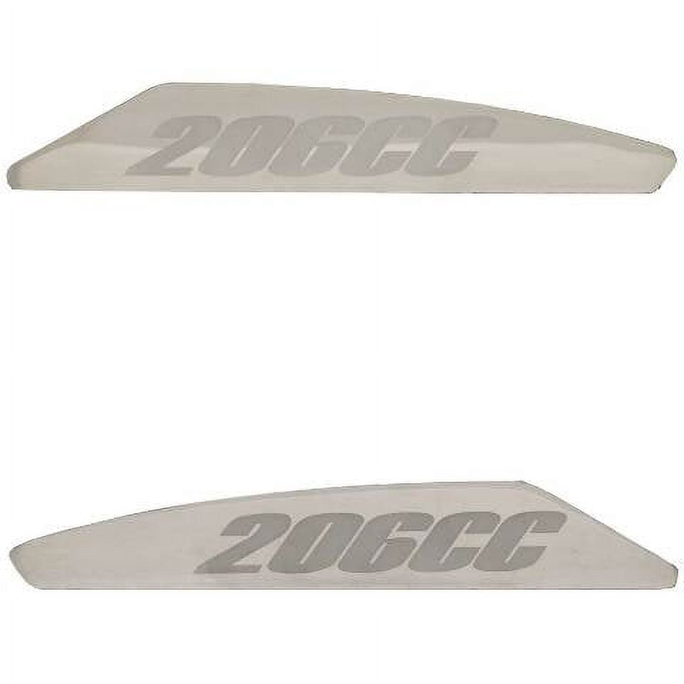 Crownline Boat Hull Badge Plates 23066 | 206CC Model (Set of 2 ...