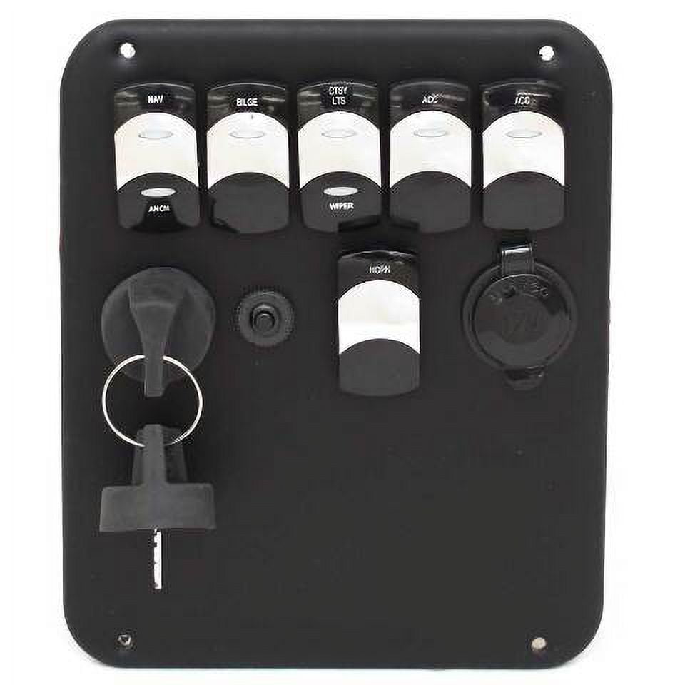 Crownline Boat Ignition Switch Panel 39505F | 19 XS Matte Black ...