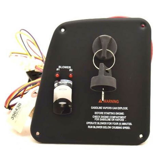 Crownline Boat Ignition Switch Panel 44082 | 294 CR Matte Black ...