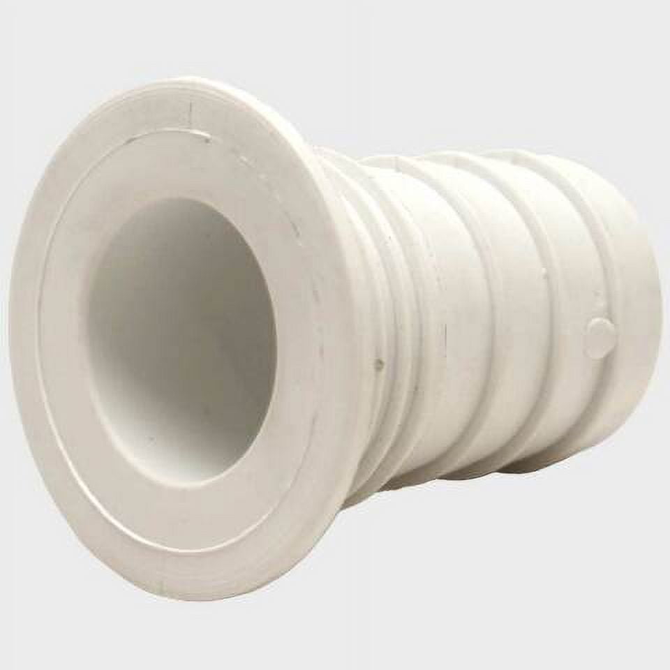 Crownline Boat Impact Drain Fitting 30213 | 1 Inch White Plastic 6218W ...
