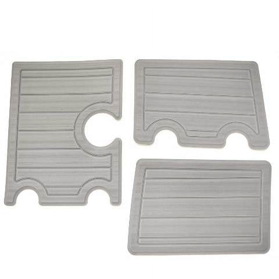 Crownline Boat Non Skid Mat 21854 | Foam Rubber Gray (3 PC) - Walmart.com
