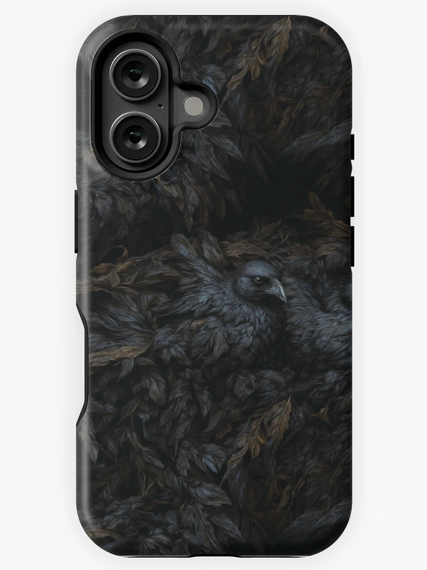 Crows Hiding in Dark Trees Cute iPhone Case 11 to 16 Pro Max - Walmart.com