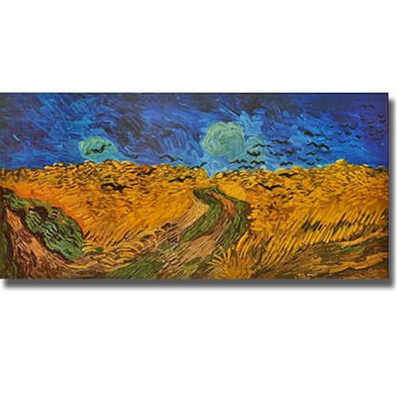 Crows over The Wheatfields by Vincent Van Gogh Premium Gallery Wrapped ...