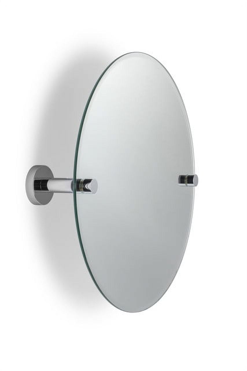 Croydex Flexi-Fix Screw or Glue Epsom Tilting Round Mirror 15"x15 ...