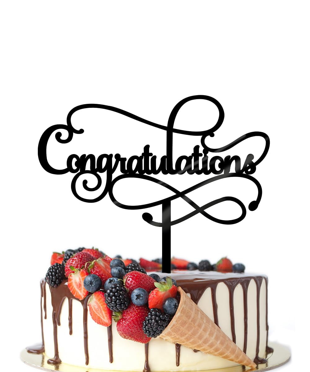 Crseniny Congratulations Cake Topper,Congratulations 2025 Graduation ...
