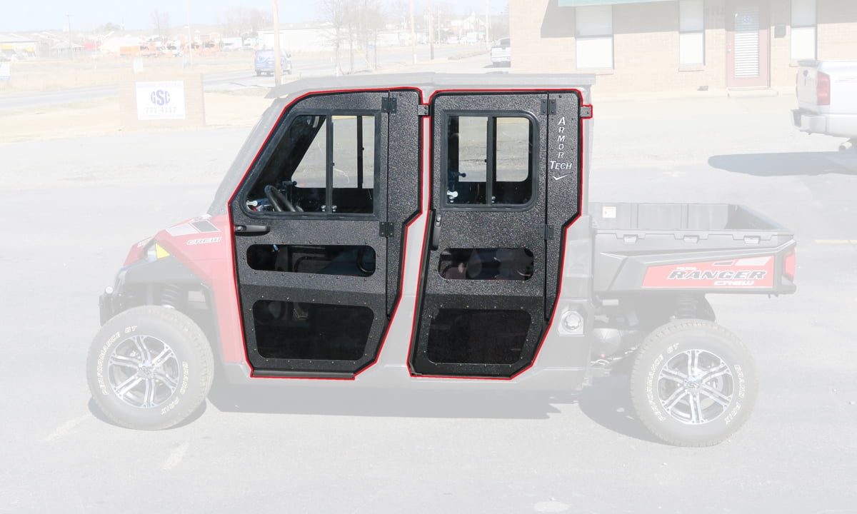 Fits 2013-19 Polaris Ranger Crew XP 900 UTV Steel Doors for Cab ...