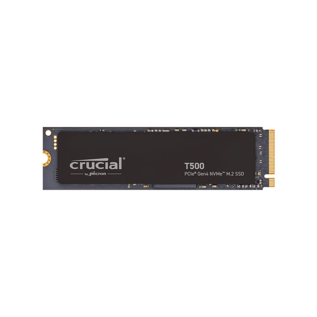 Crucial 1TB T500 Gen4 NVMe M.2 Gaming SSD, Up to 7300MB/s, Laptop & Desktop Compatible + 1mo ...