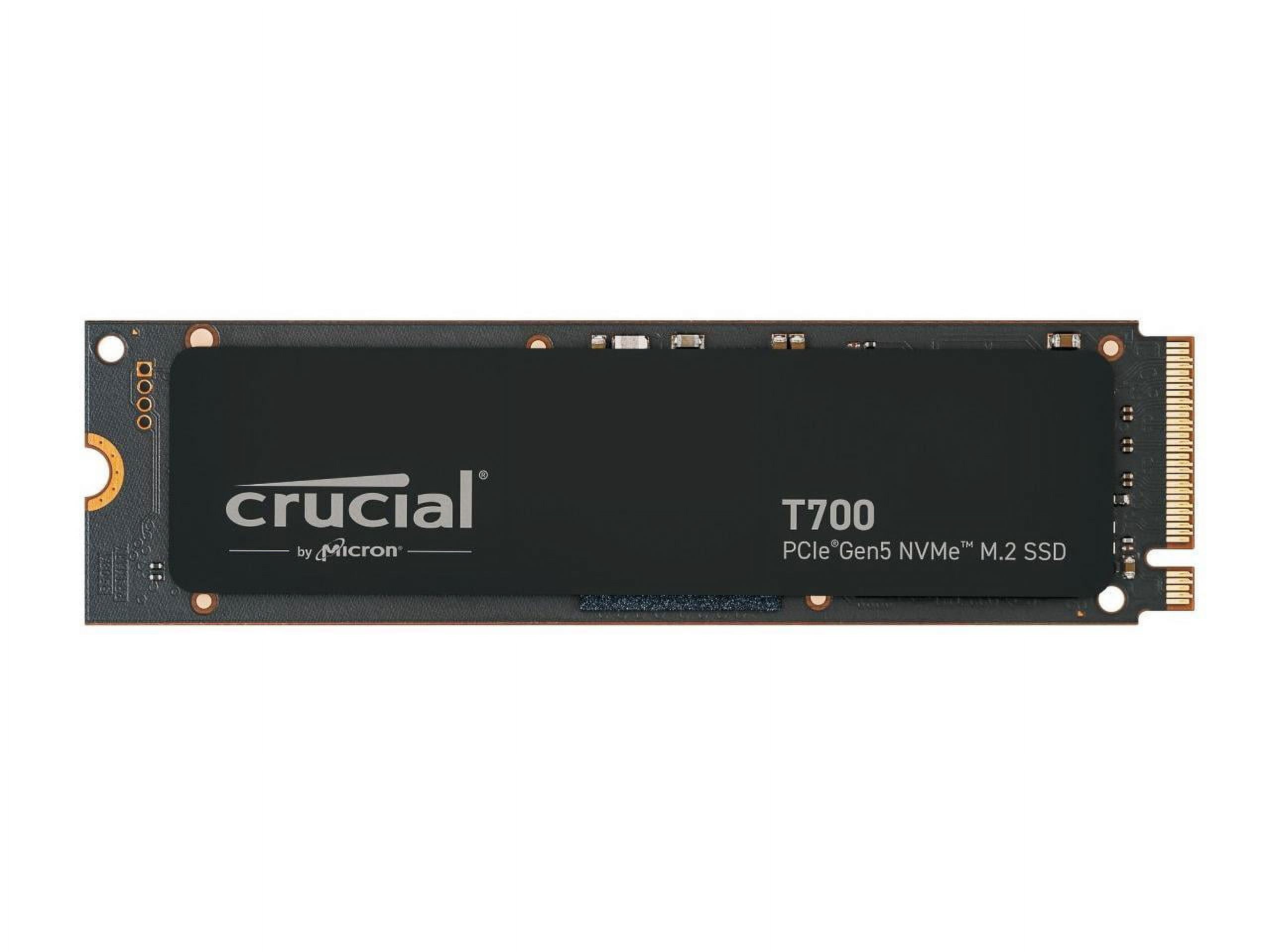 Crucial T700 GEN5 1TB SSD, NMVE M.2, PCI-Express 5.0 x4, TLC NAND² ...