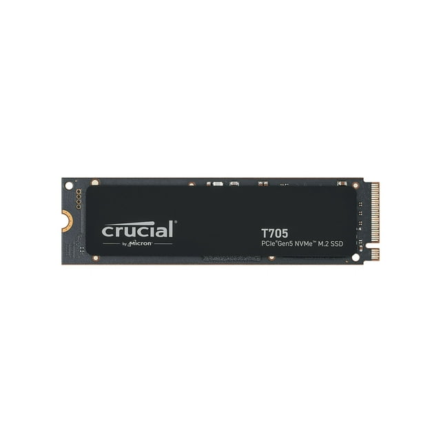 Crucial T705 2TB PCIe Gen5 NVMe M.2 SSD - Up to 14,500 MB/s - Game ...
