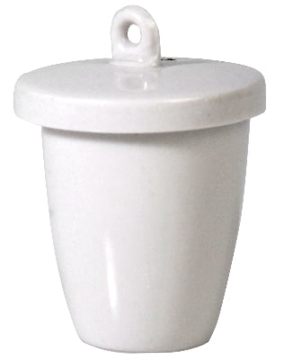Crucible HF 100ml Porcelain with Lid. 55mm height x 61mm diameter Pack 20. - Walmart.com