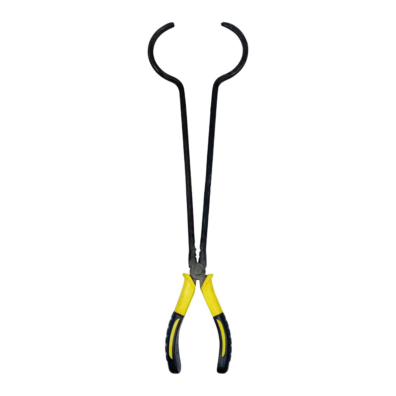 Crucible Tongs Furnace Clamp Jewelry Making Heat Resistant Rubber Grip ...