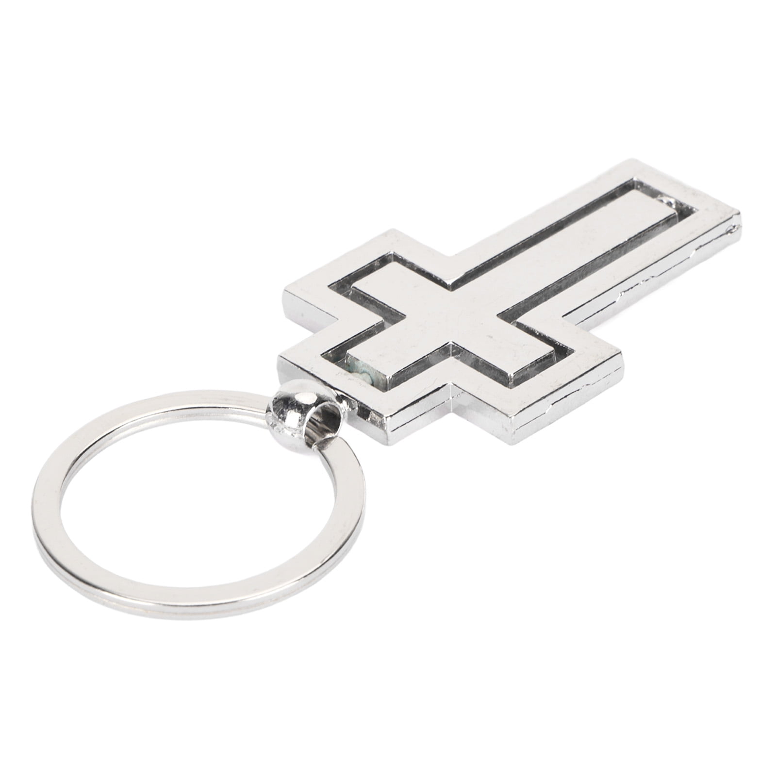 Crucifix Keychain Rotating Crucifix Keyring Rust Prevention Colorfast ...