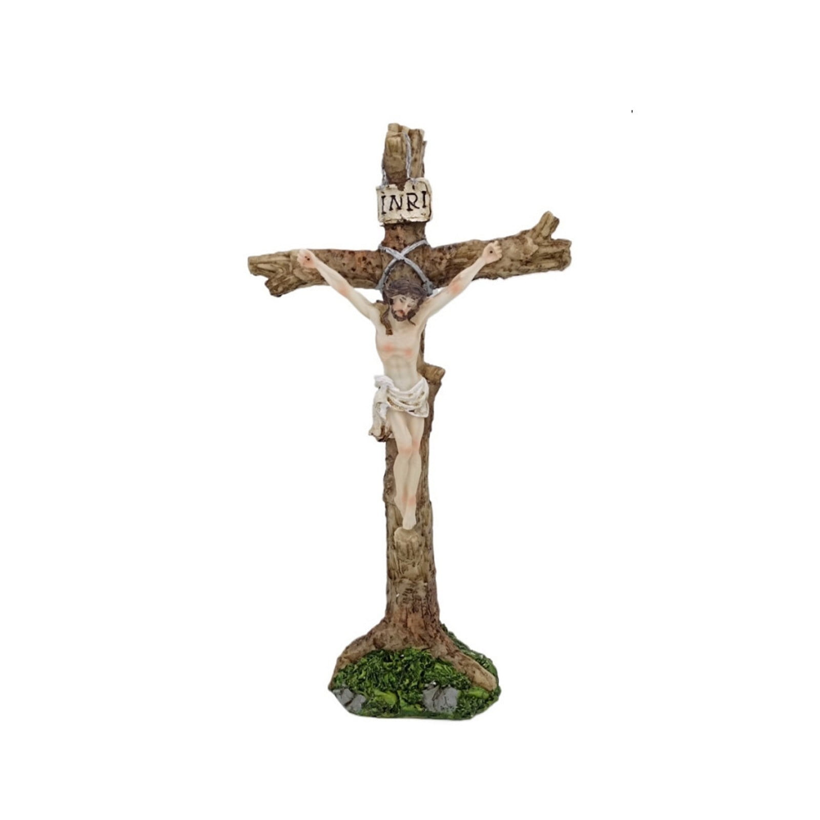 Crucifix Wall Cross Catholic with Stand, Jesus Christ Standing Cross ...
