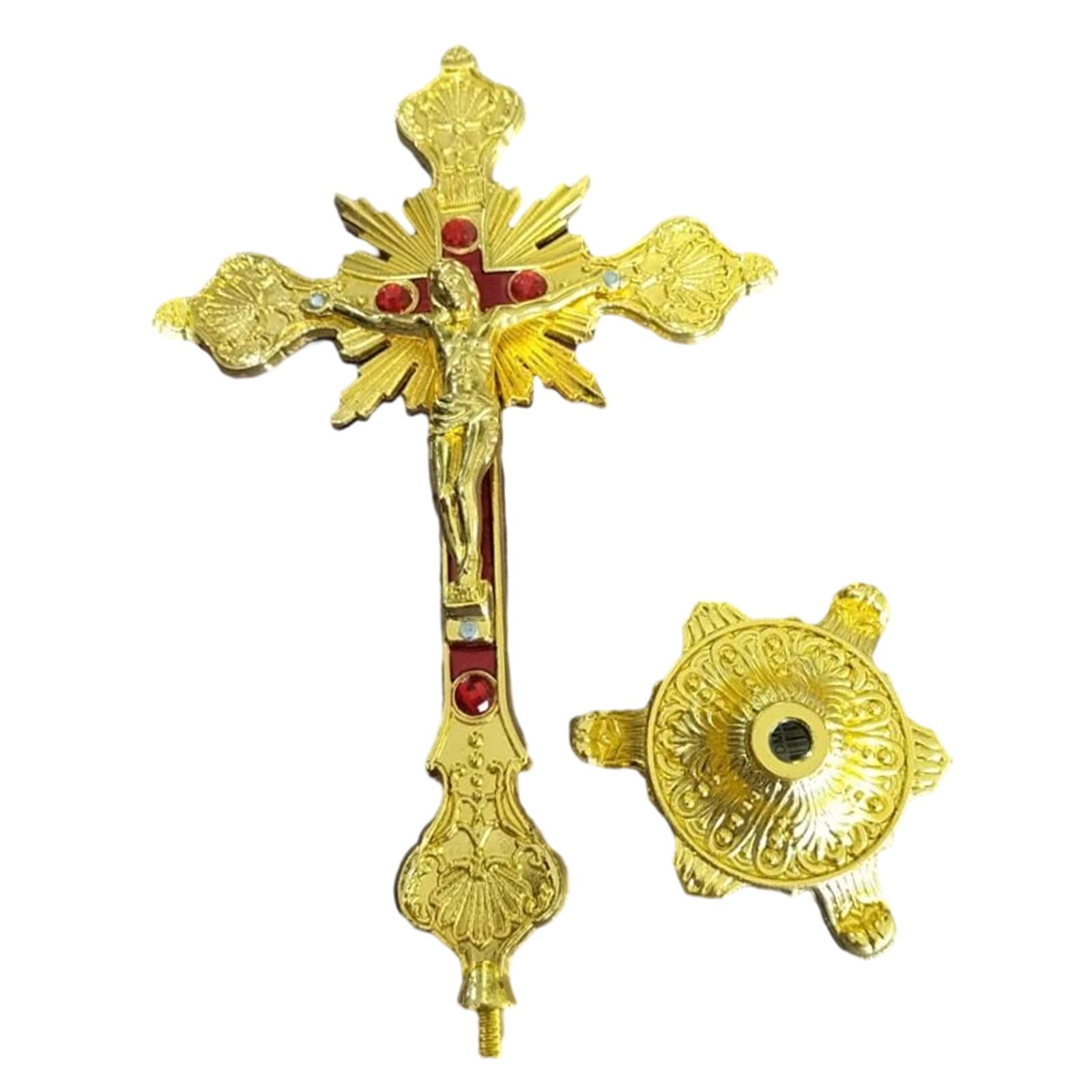 Crucifix with Detachable Stand Table Cross Devout Gift, Jesus on The ...
