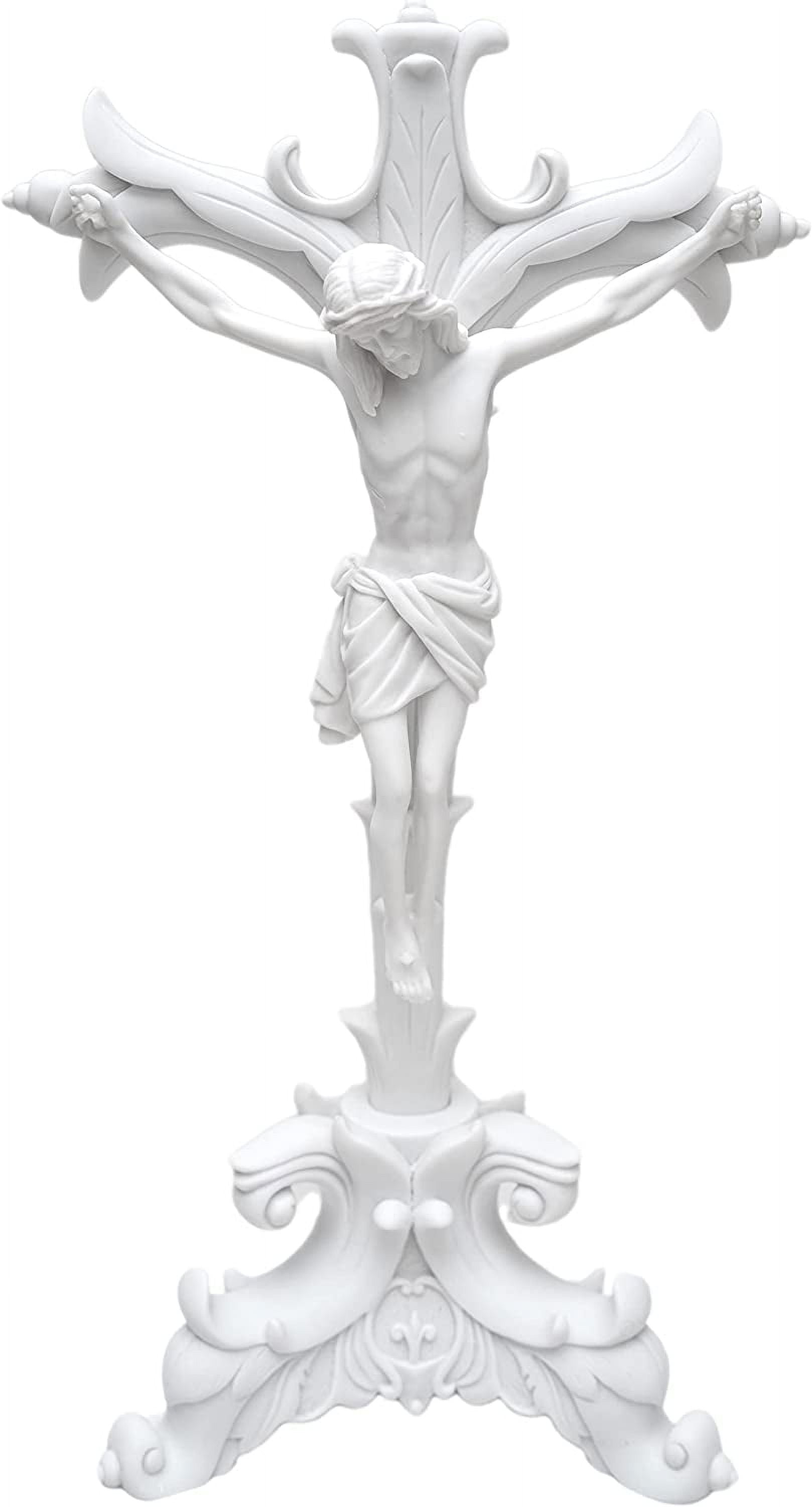 Crucifixion Crucifix of Jesus on the Cross with Base Statue Made in Italy - Walmart.com
