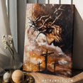 Crucifixion Of Jesus Jesus Painting Crown Of Thorns Abstract Art ...