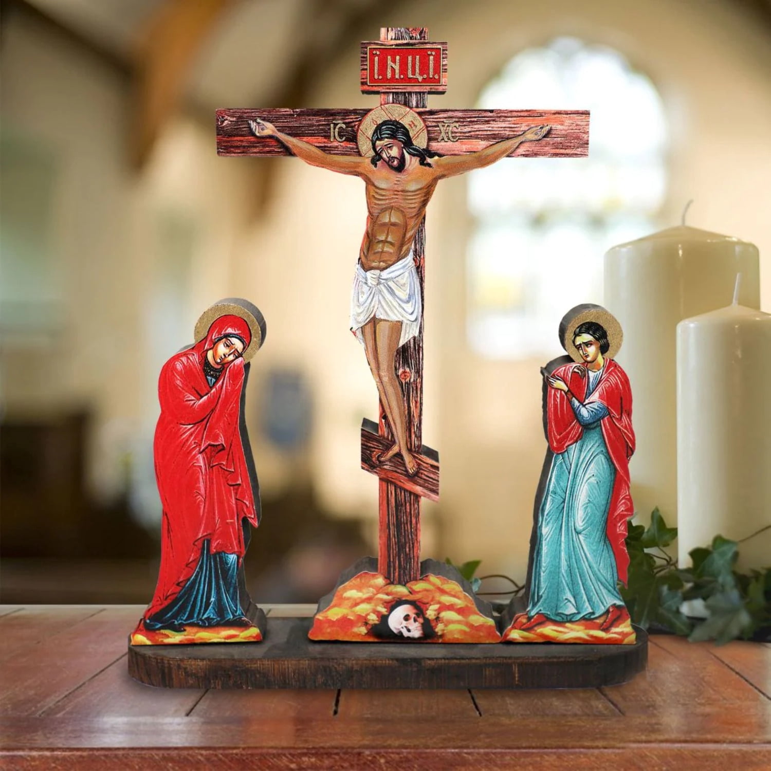 Crucifixion of Christ Wooden Cross by Museum Icons | Inspirational Icon ...